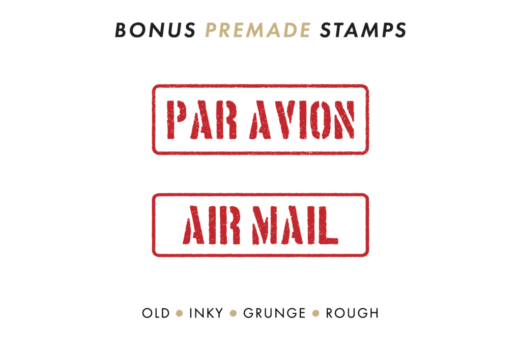 Postage Stamp Template Set – Krafti Lab